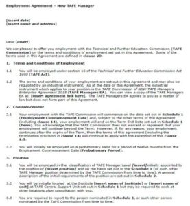 Australian Employment Contract Template (Free Template & Tips)